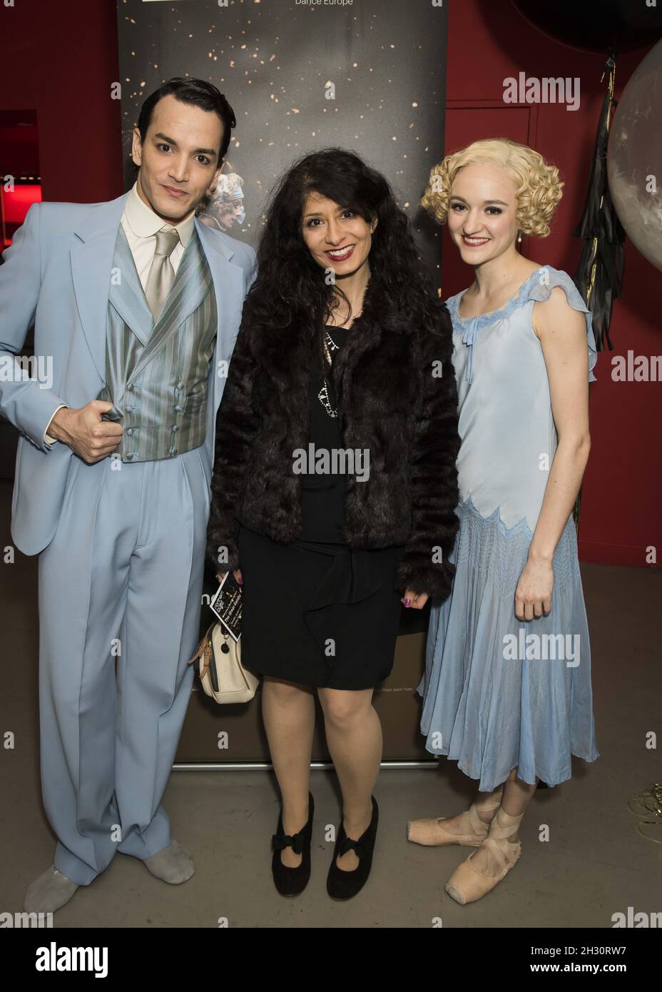 Shappi Khorsandi and Northern Ballet Dancers Dreda Blow and Javier ...