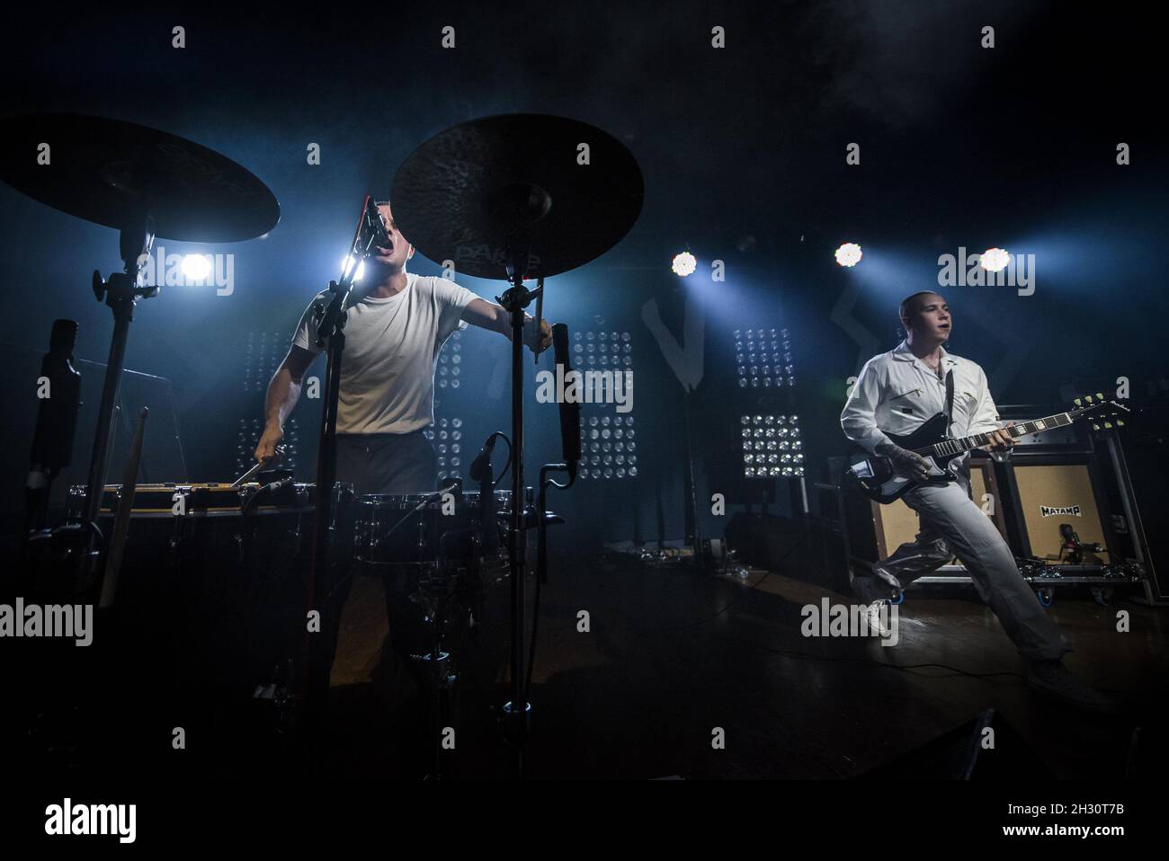 Slaves perform live on stage at Scala - London Stock Photo - Alamy