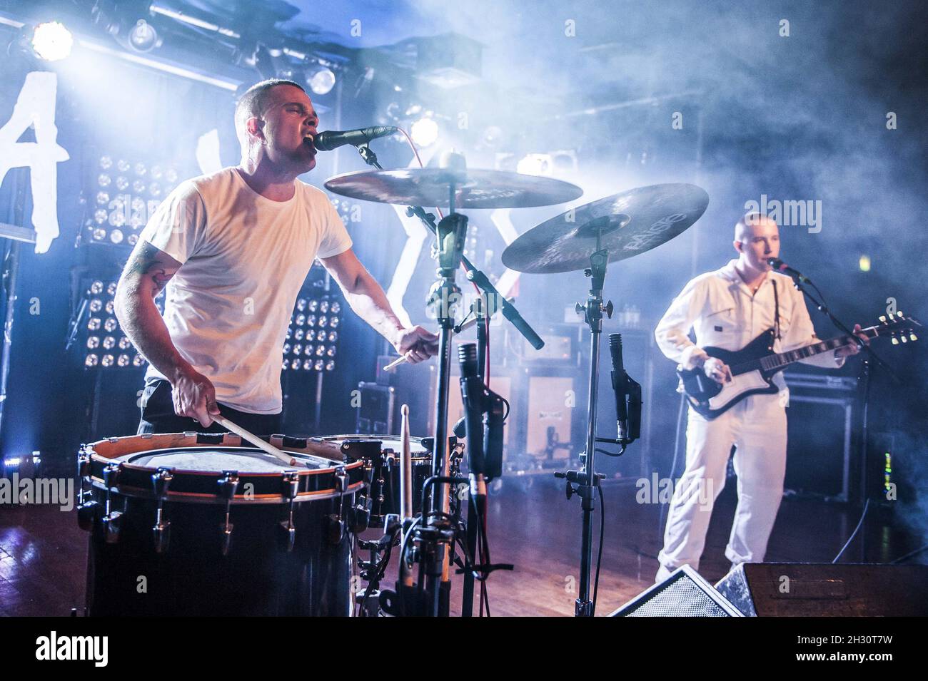 Slaves perform live on stage at Scala - London Stock Photo - Alamy