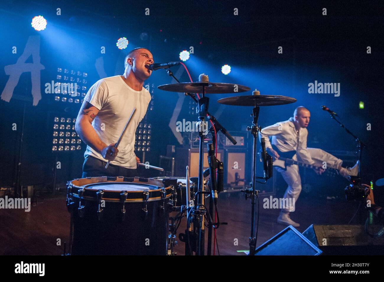 Slaves perform live on stage at Scala - London Stock Photo - Alamy