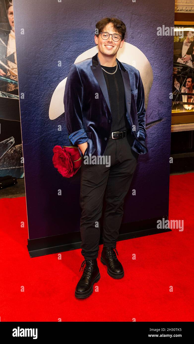 New York, NY - October 22, 2021: JJ Niemann attends The Phantom of the ...