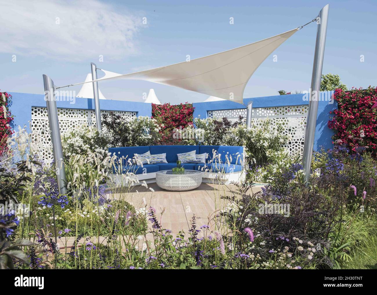 View of the Noble Caledonia 'Spirit of the Aegean' garden at Hampton ...