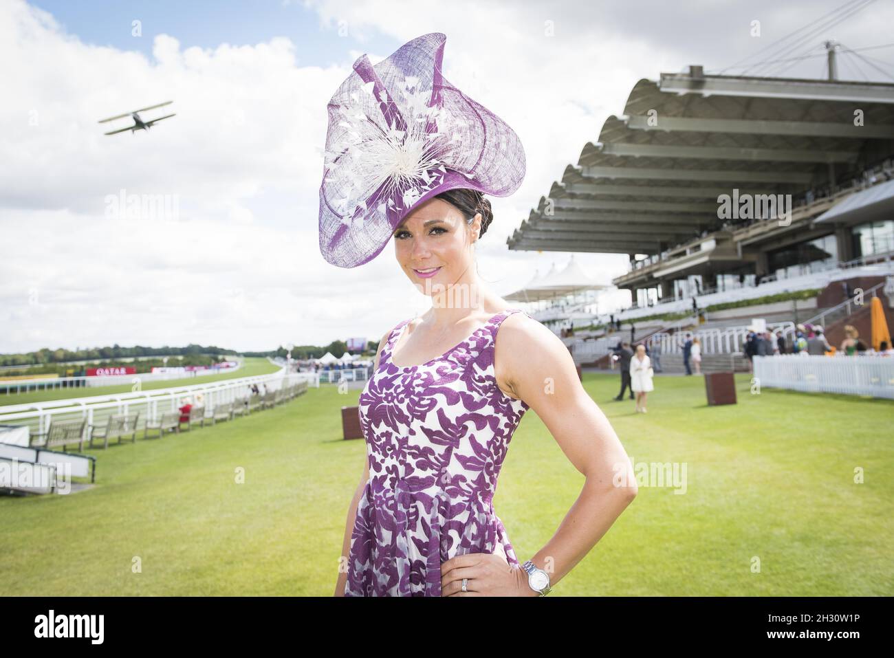 Jenny Pacey (Enigma from Gladiators) attends Ladies Day, Day 3 of the ...