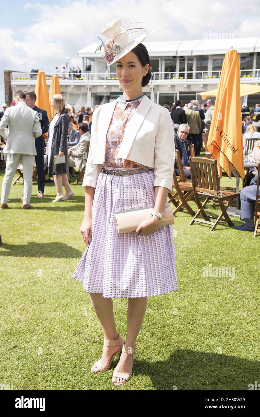 Lisa Tan attends Ladies Day, Day 3 of the Qatar Glorious Goodwood ...