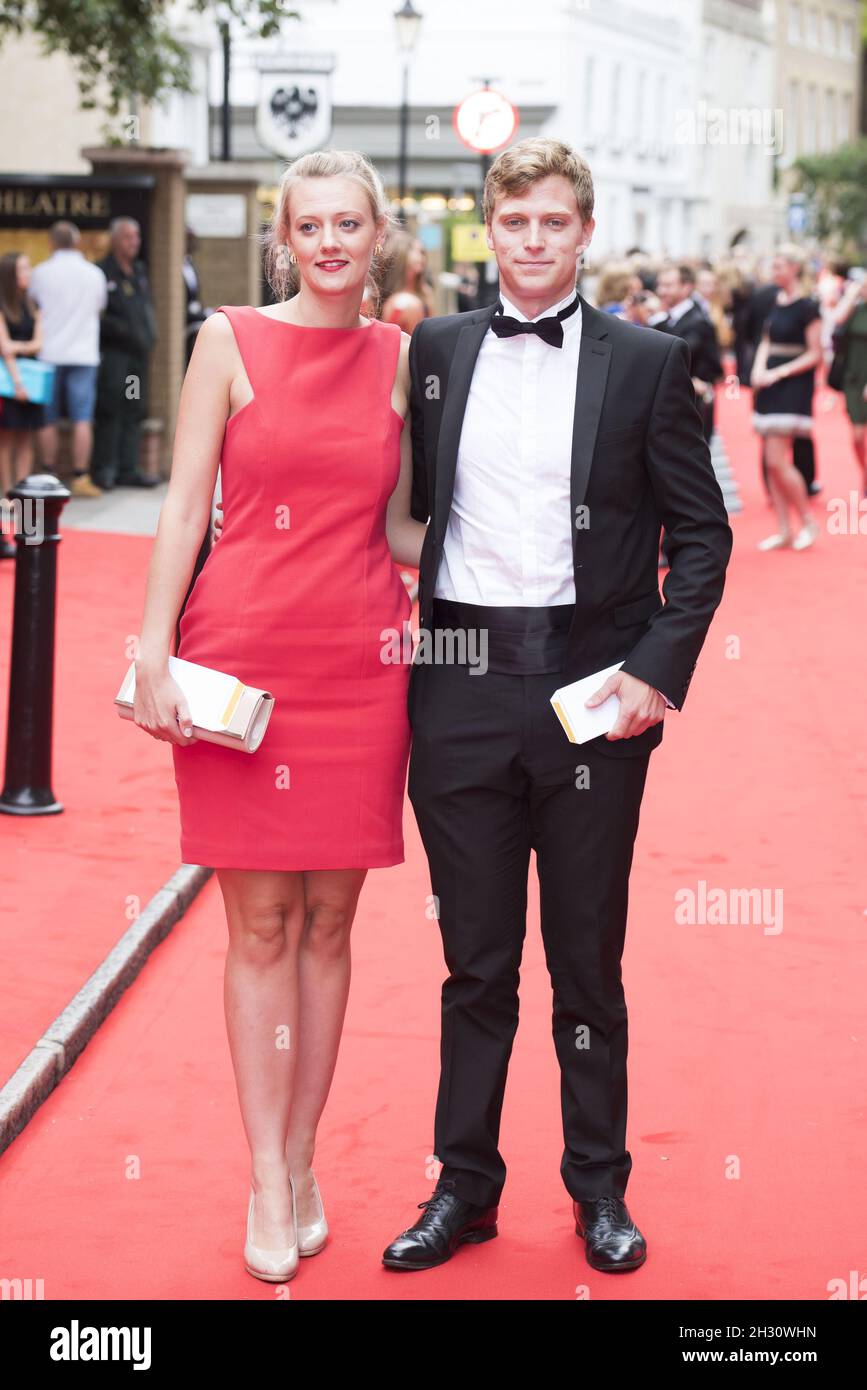 Thomas Howes and guest arrive at the BAFTA Downton Abbey Celebration at ...