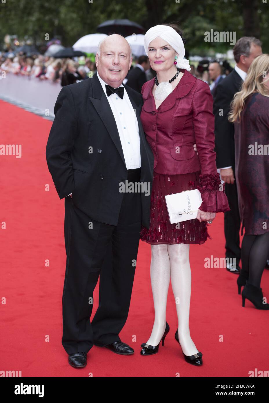 Julian Fellowes and Emma Joy-Kitchener arrive at the BAFTA Downton ...