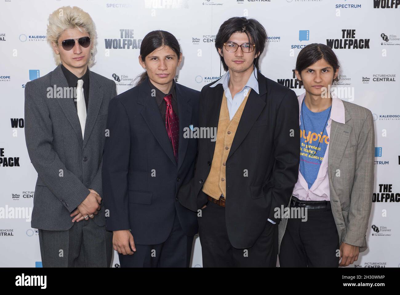 Eddie Angulo, Mukanda Angulo, Govinda Angulo and Narayana Angulo attend ...