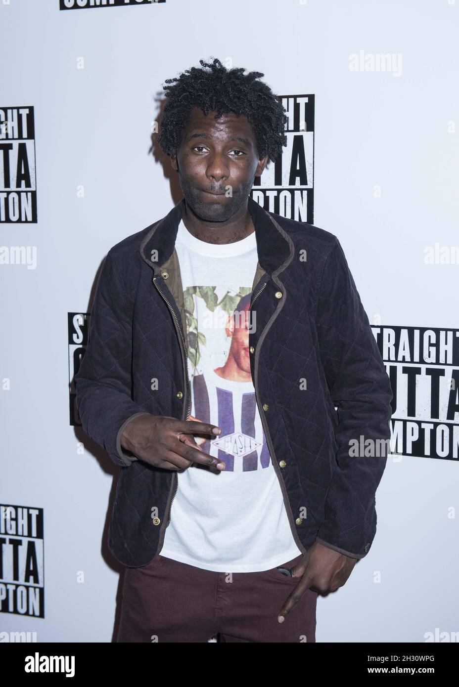 Wretch 32 arrives at the Straight Outta Compton special screening at ...