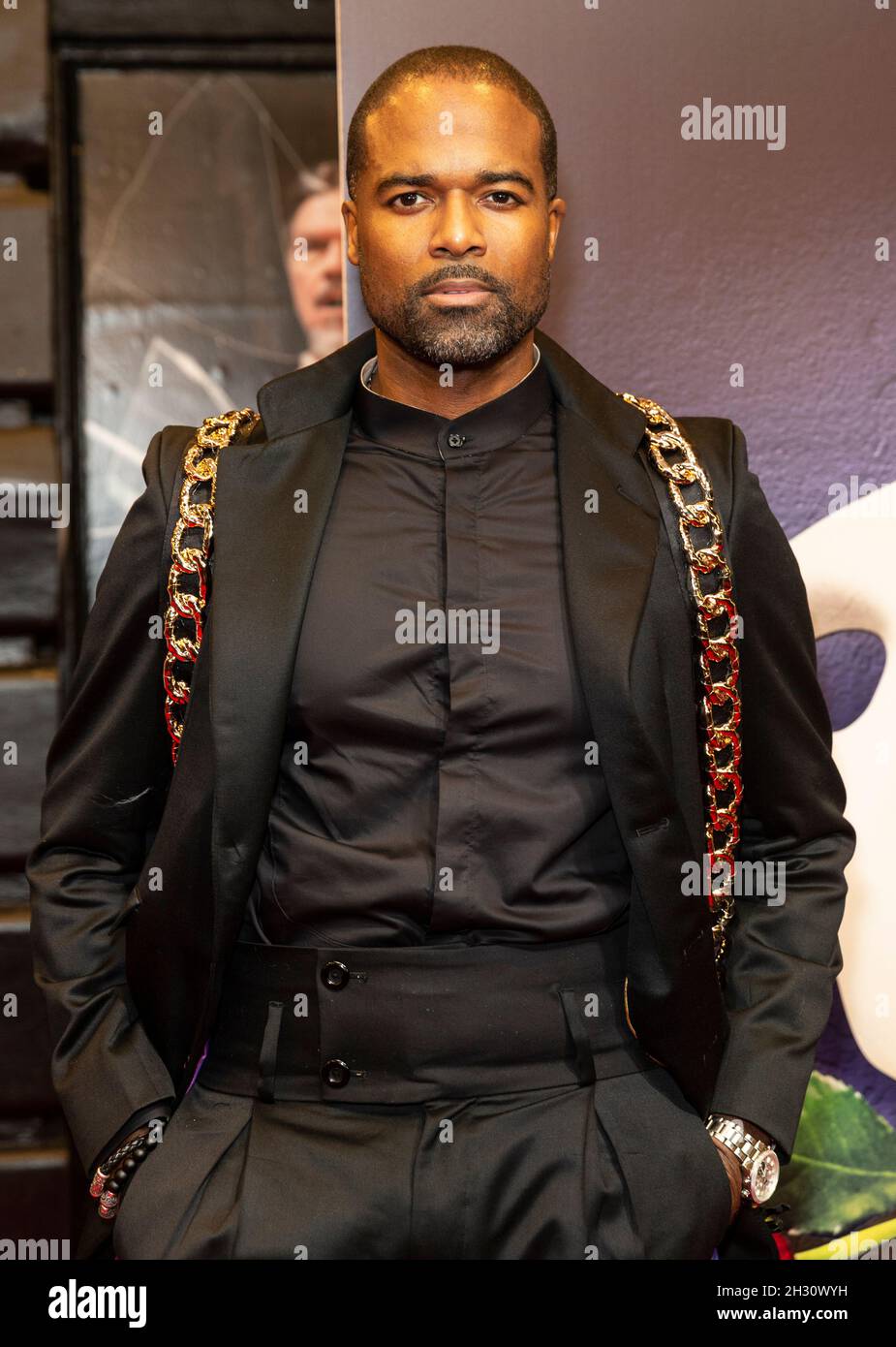 New York, NY - October 22, 2021: Derrick Davis attends The Phantom of ...