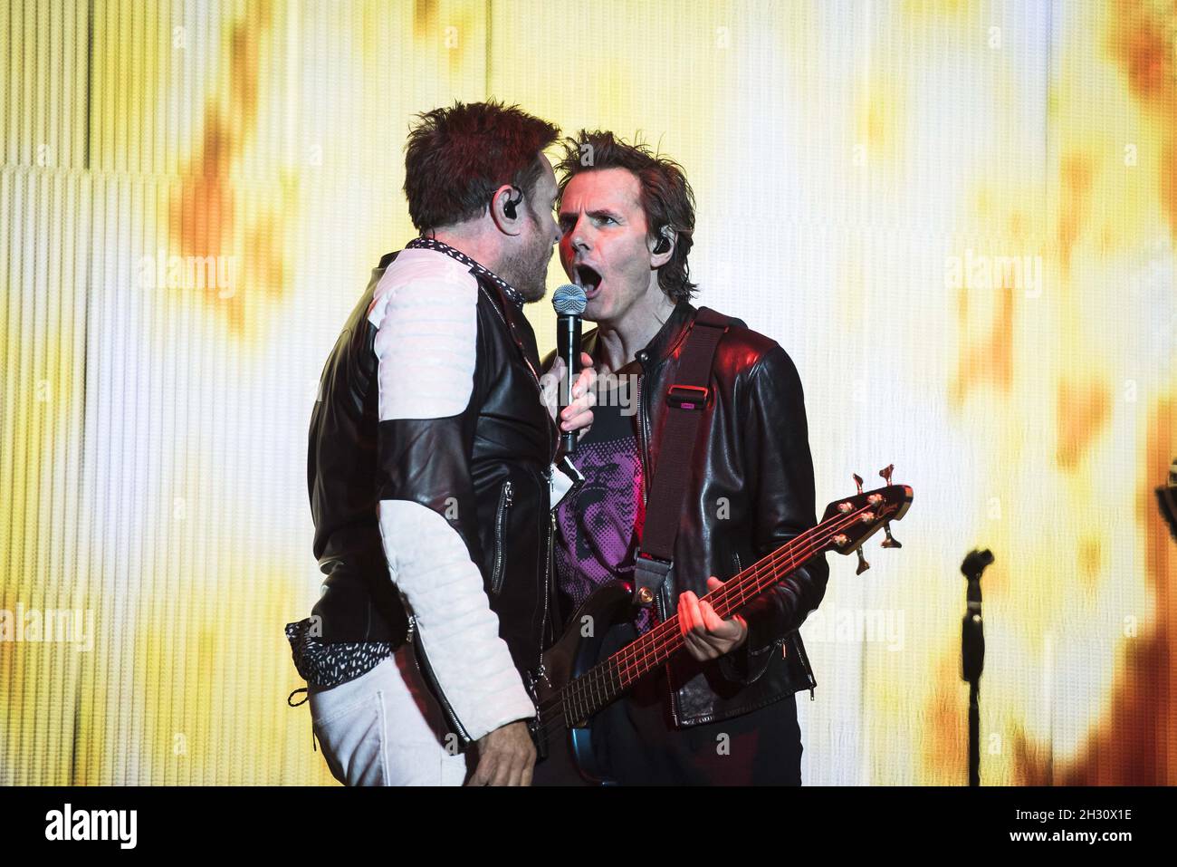 Simon Le Bon and Nigel John Taylor of Duran Duran perform live on day ...