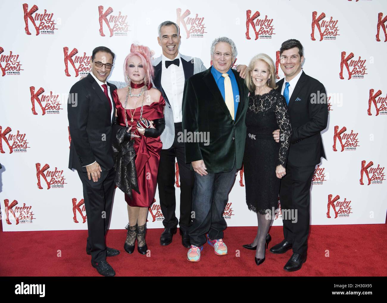 Hal Luftig, Cyndi Lauper,Jerry Mitchell, Harvey Fierstein, Daryl Roth ...