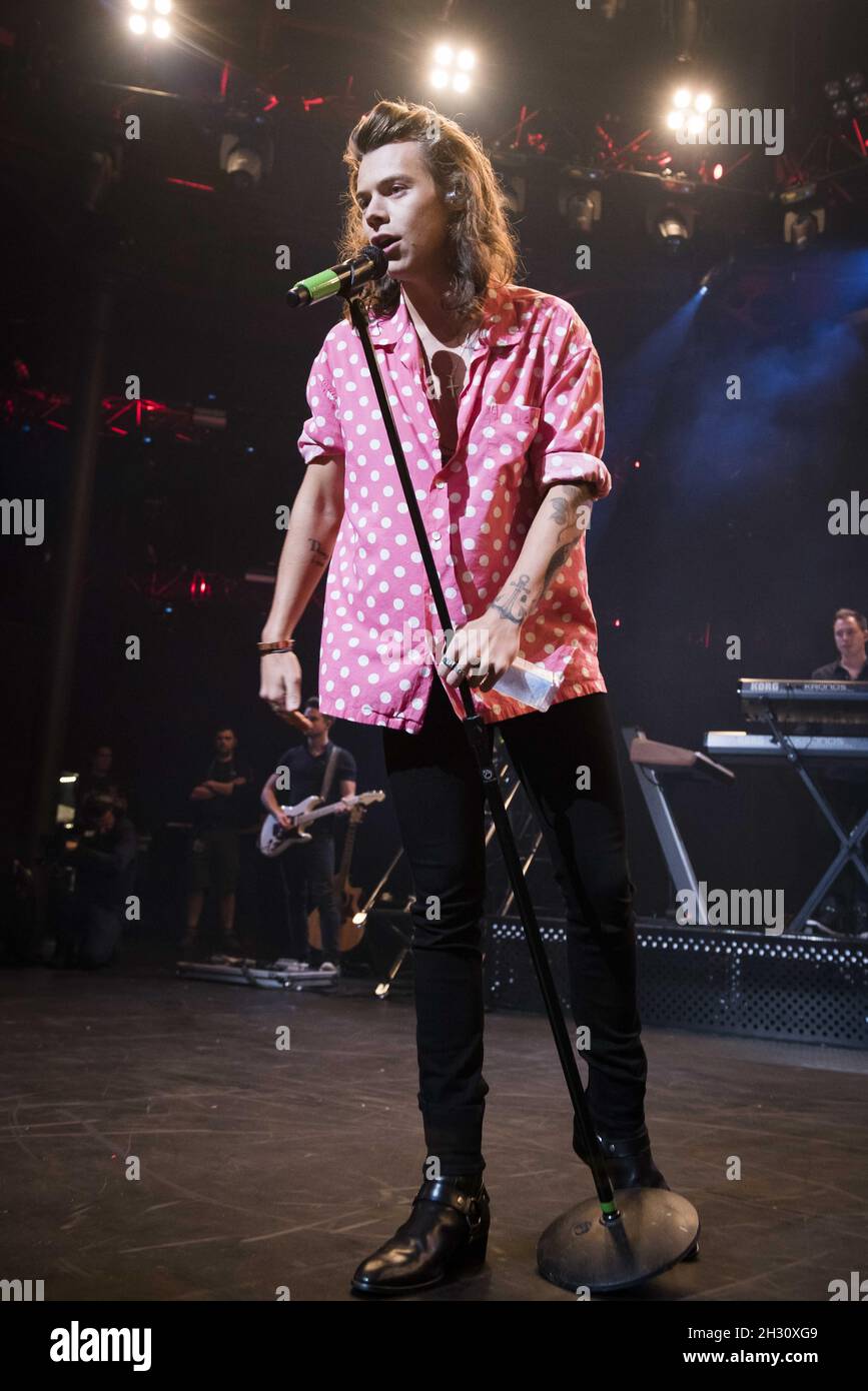Harry Styles of One Direction performs live on stage as part of the ...