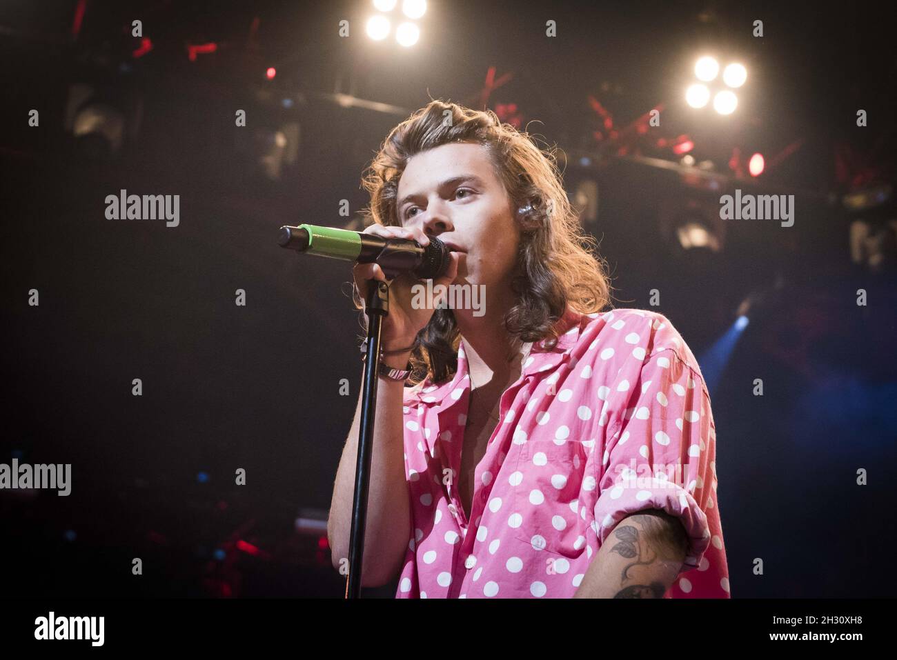 Harry Styles of One Direction performs live on stage as part of the ...