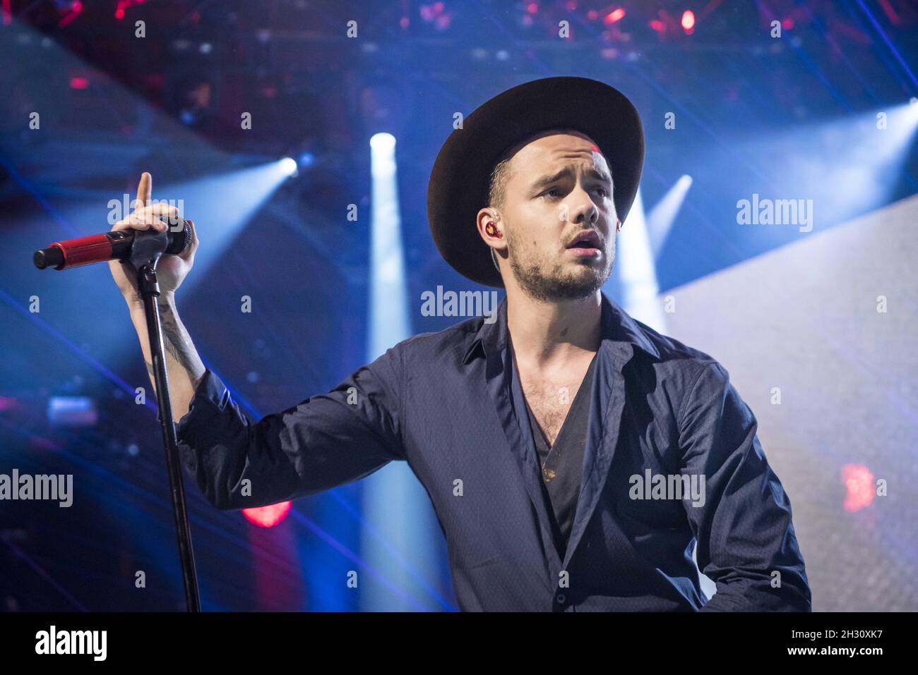 Liam Payne of One Direction performs live on stage as part of the Apple ...