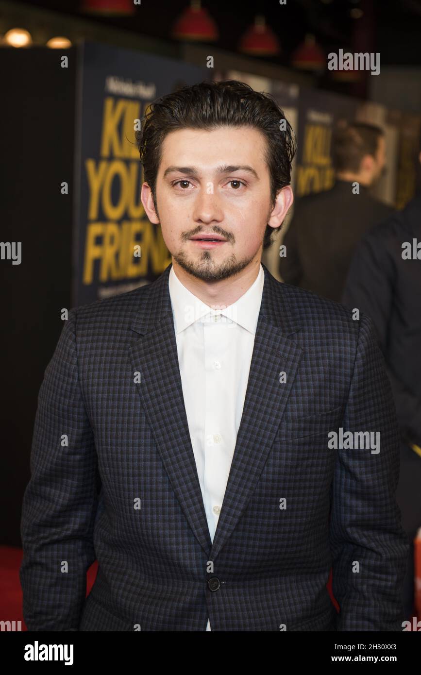 Craig Roberts attending the premiere of Kill Your Friends at the ...