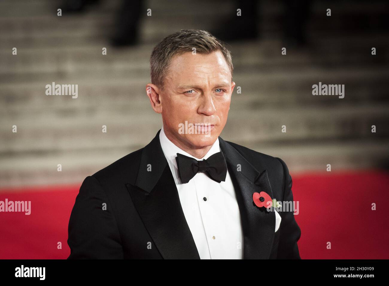 Daniel Craig arrives at the Spectre World premiere, at the Royal Albert ...