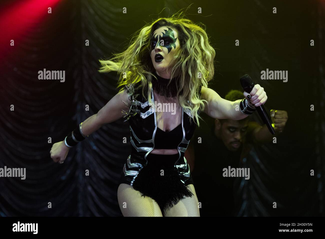 Perrie Edwards Little Mix On Stage High Resolution Stock Photography ...