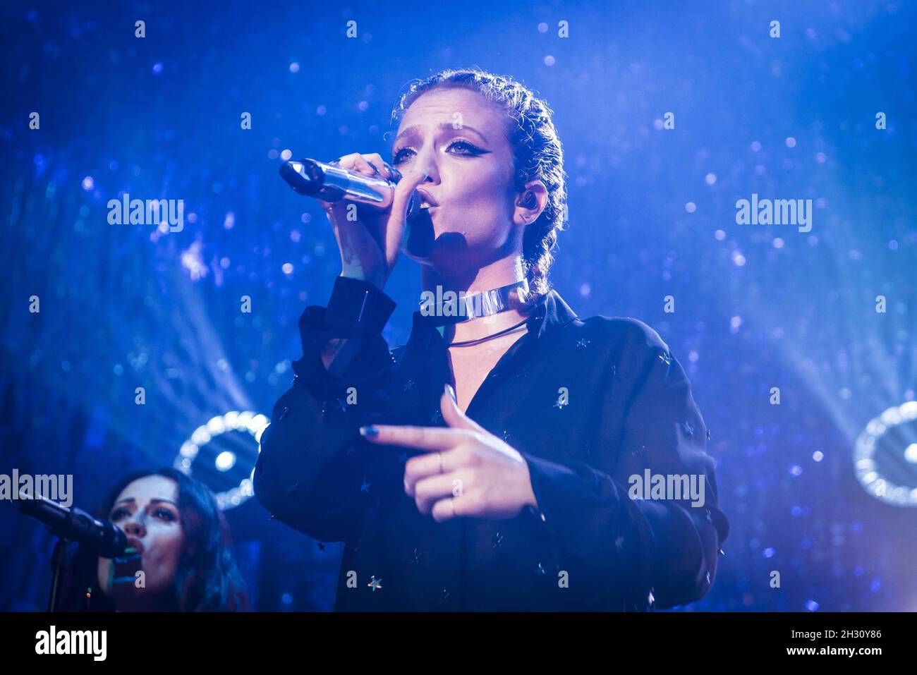 Jess Glynne performs live on stage at the Roundhouse in Camden, London ...