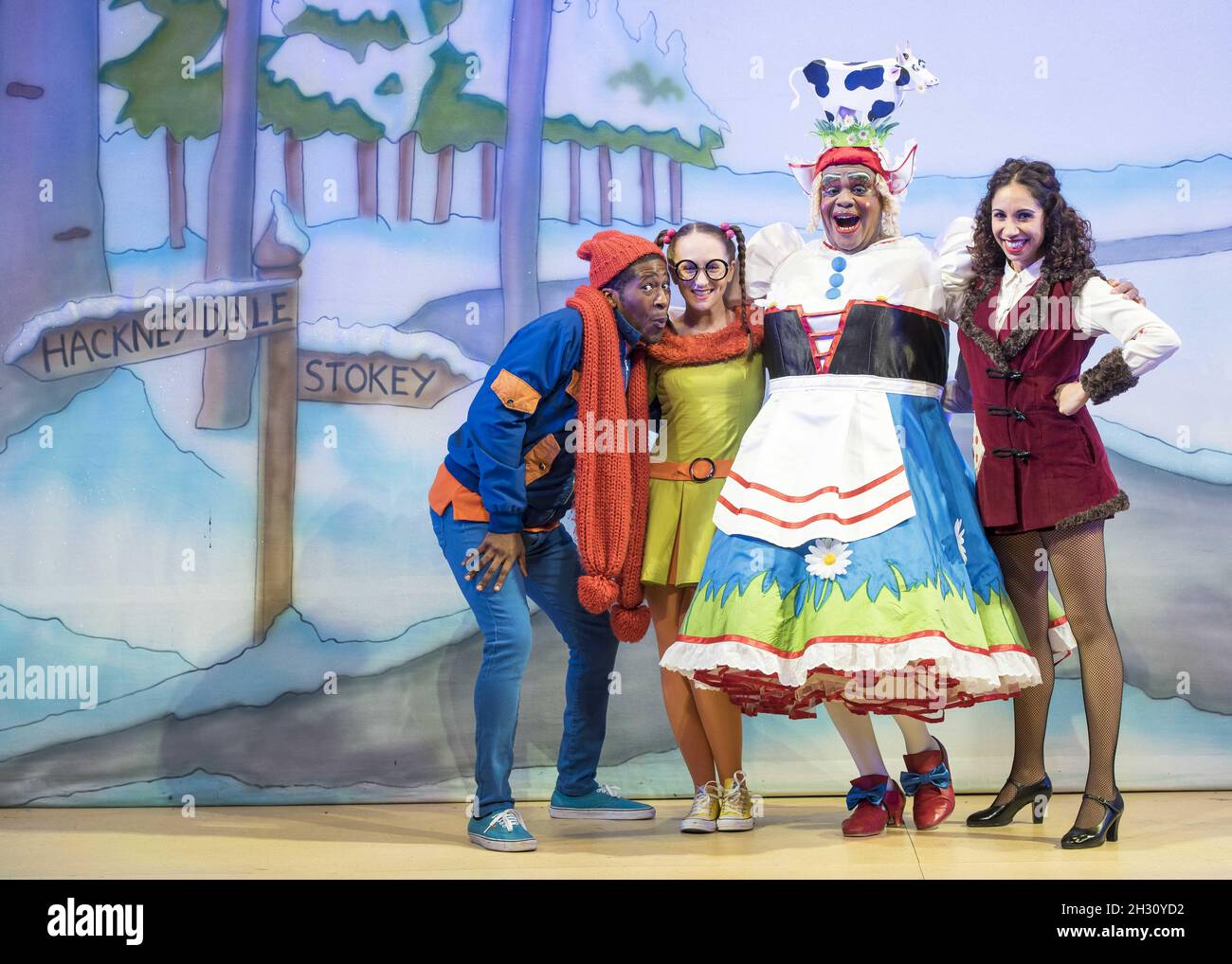 Darren Hart (CLumsy Colin), Georgia Oldman (Off her Trolley Molly ...