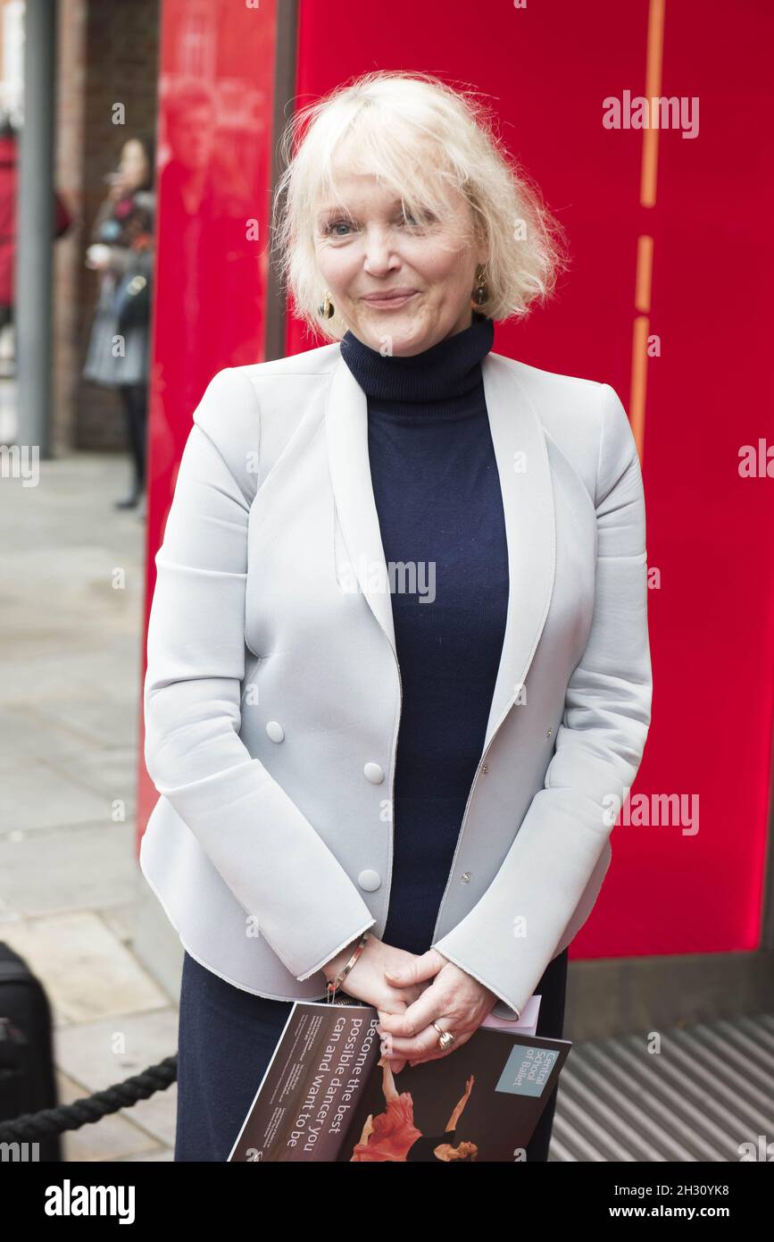 Miranda Richardson arrives at the gala performance of Matthew Bourne's ...