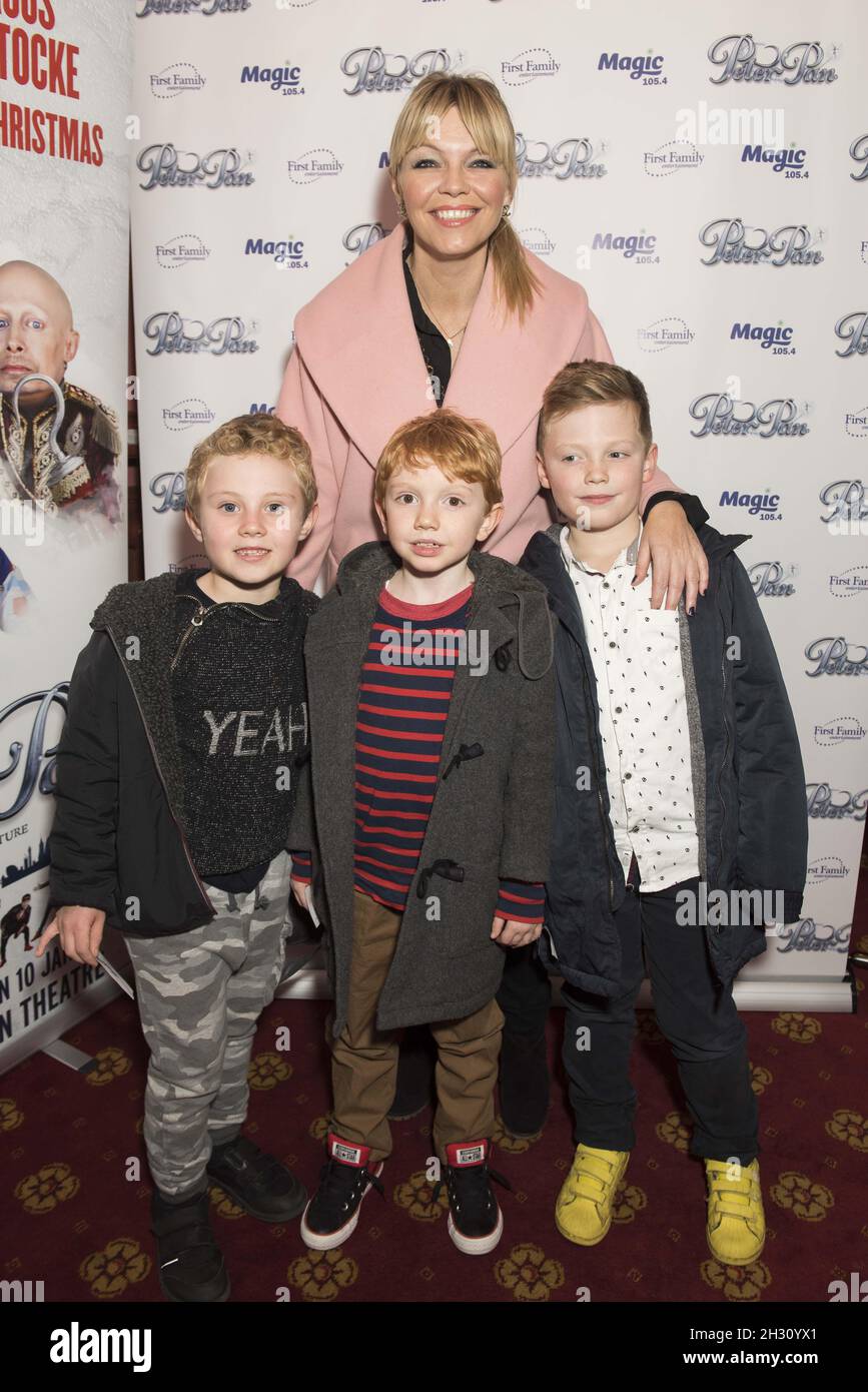 Kate Thornton and guests arrive at the Peter Pan press night at the New ...
