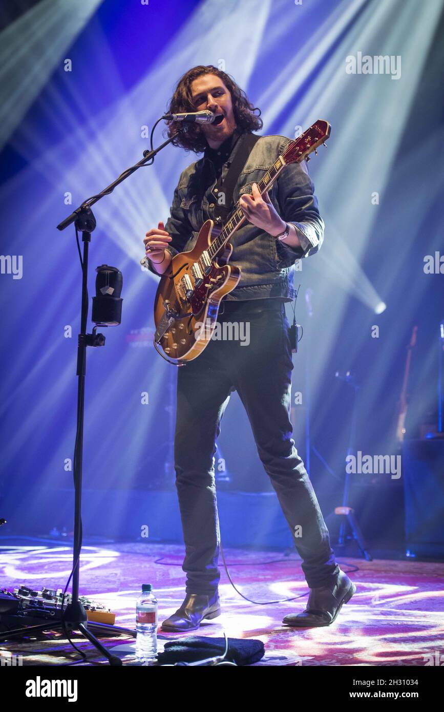 Hozier performs live on stage at the O2 Brixton Academy - London Stock ...