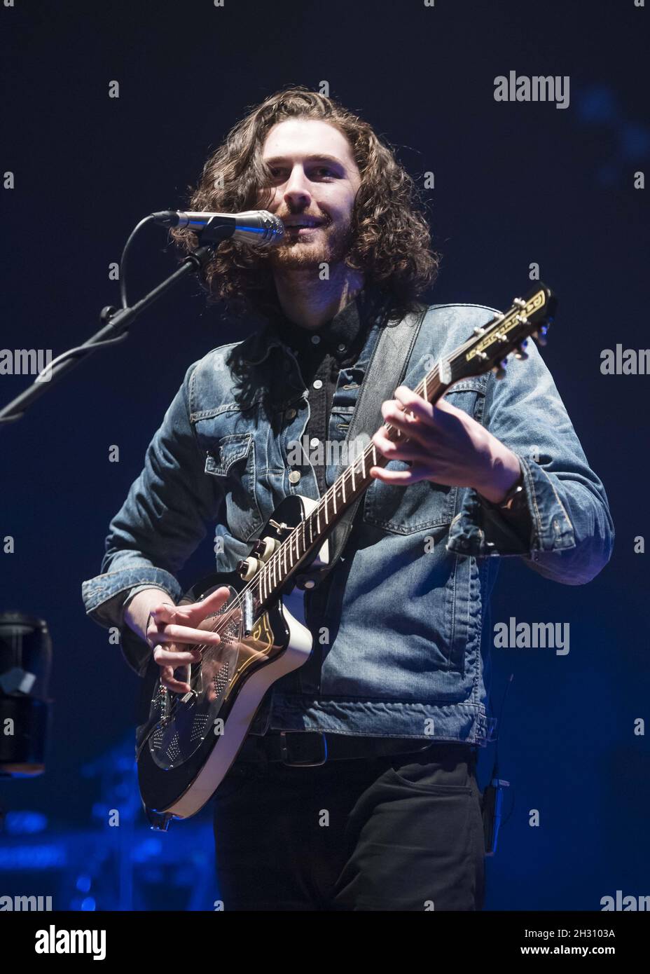 Hozier performs live on stage at the O2 Brixton Academy - London Stock ...