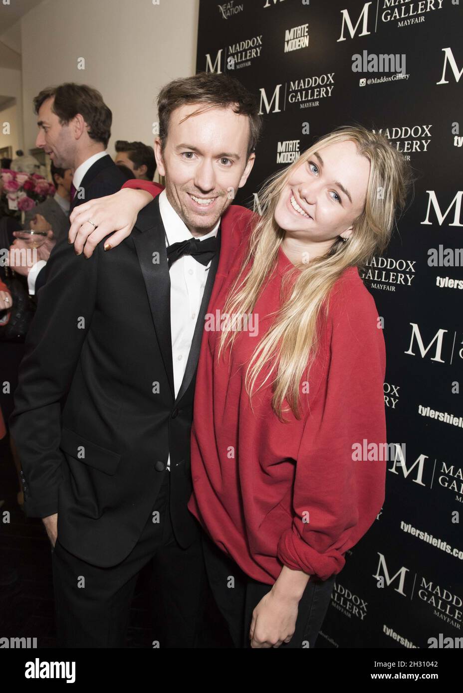 Tyler Shields and Immy Waterhouse attend the opening night of Tyler ...