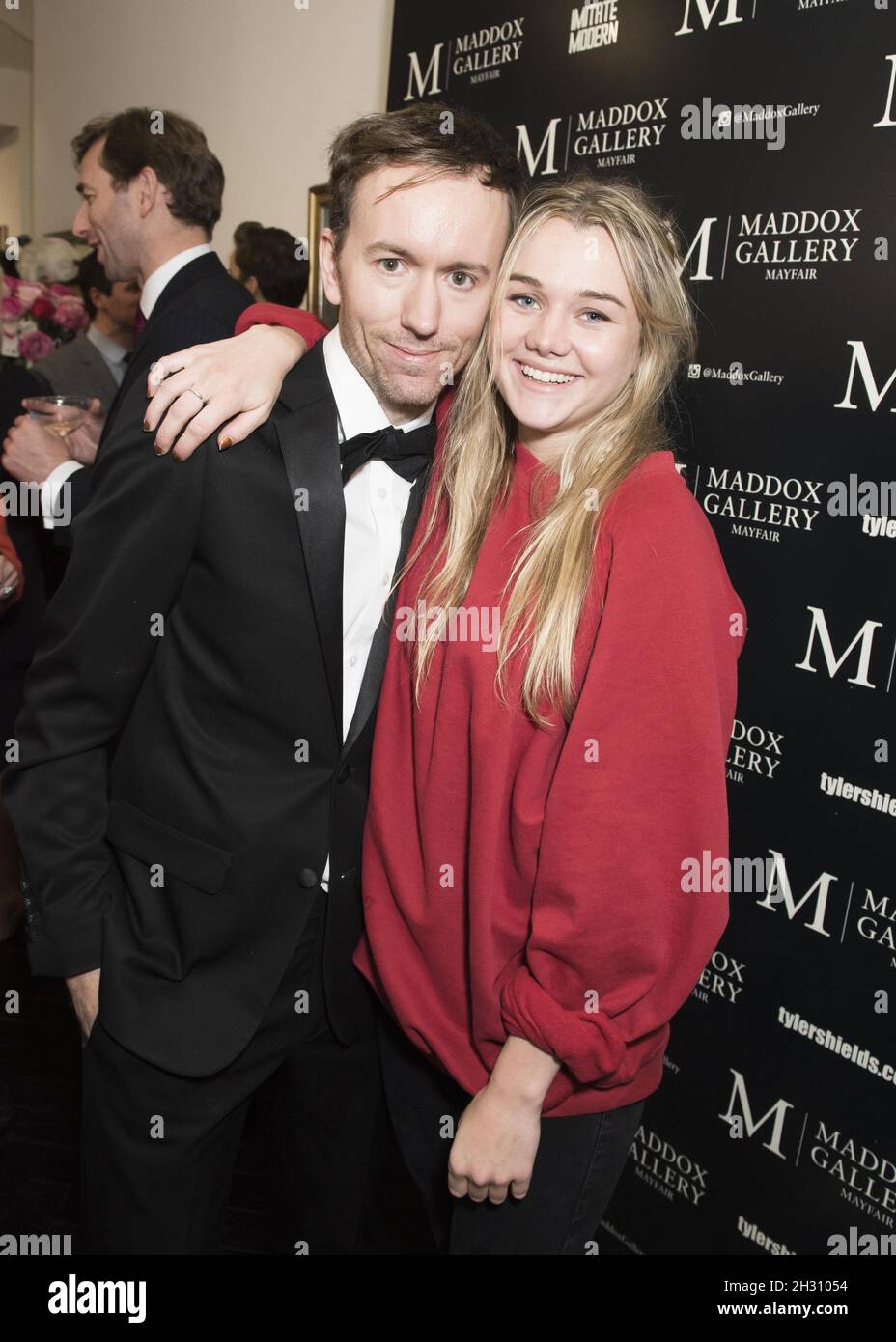 Tyler Shields and Immy Waterhouse attend the opening night of Tyler ...