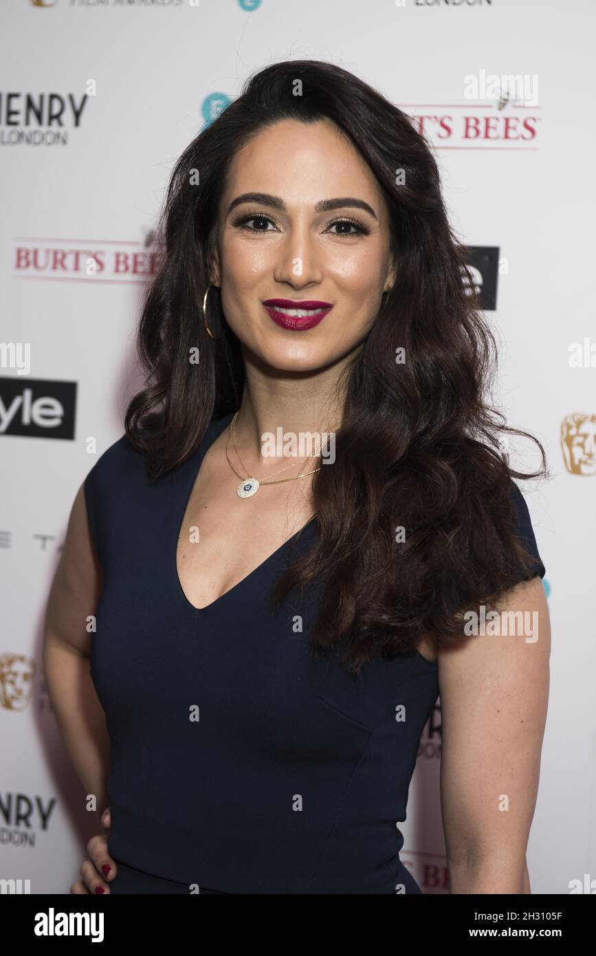 Asli Bayram attending the InStyle EE Rising Star party at 100 Wardour ...