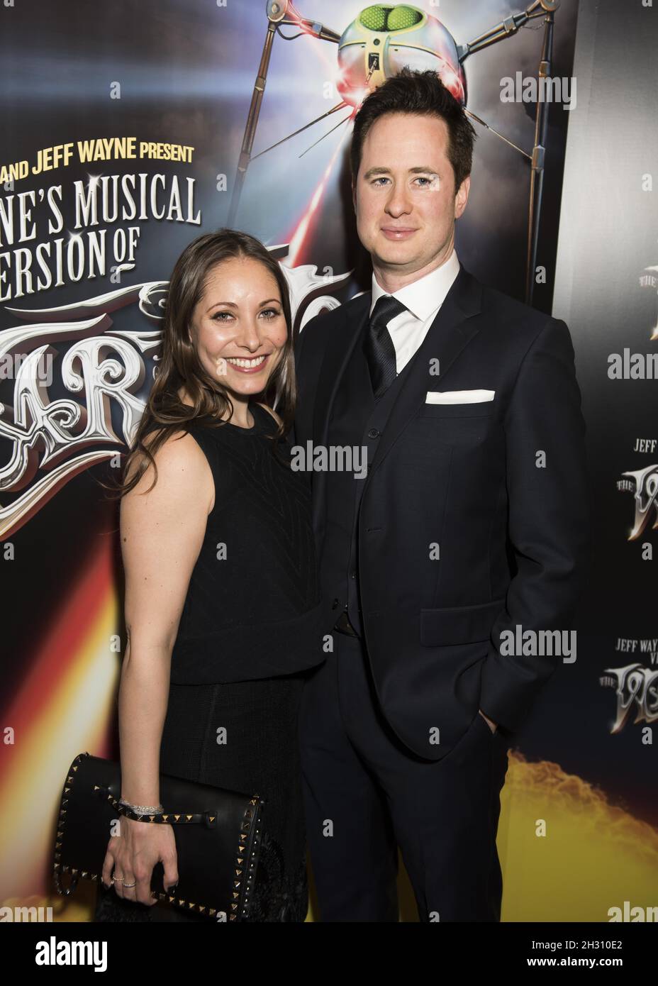 Anna Marie Wayne (Jeff's daughter) and Damian Collier (Producer) arrive ...