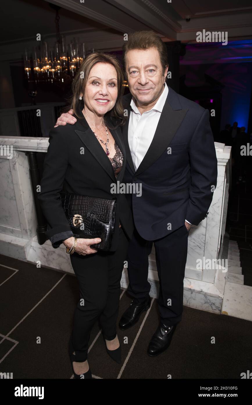 Jeff Wayne and Geraldine Wayne attend the gala performance after party ...