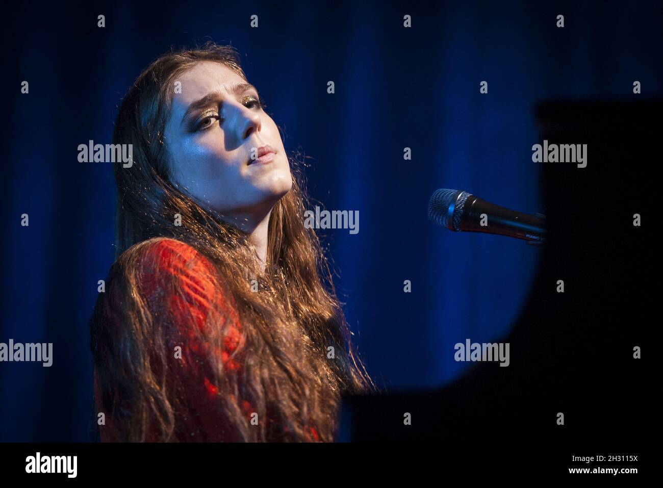 Birdy performs live on stage at the Roundhouse, Camden - London Stock ...