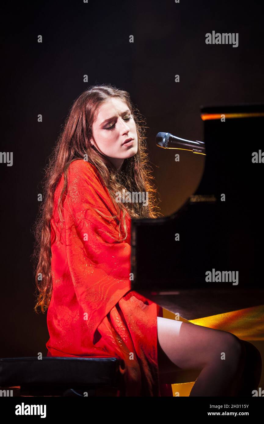 Birdy performs live on stage at the Roundhouse, Camden - London Stock ...