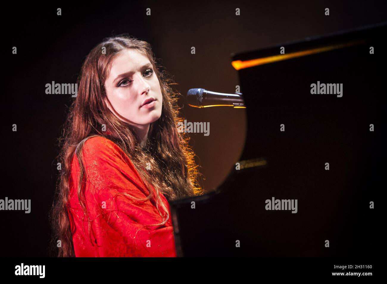 Birdy performs live on stage at the Roundhouse, Camden - London Stock ...