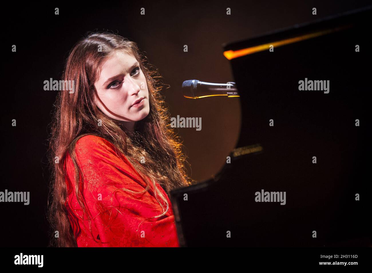 Birdy performs live on stage at the Roundhouse, Camden - London Stock ...