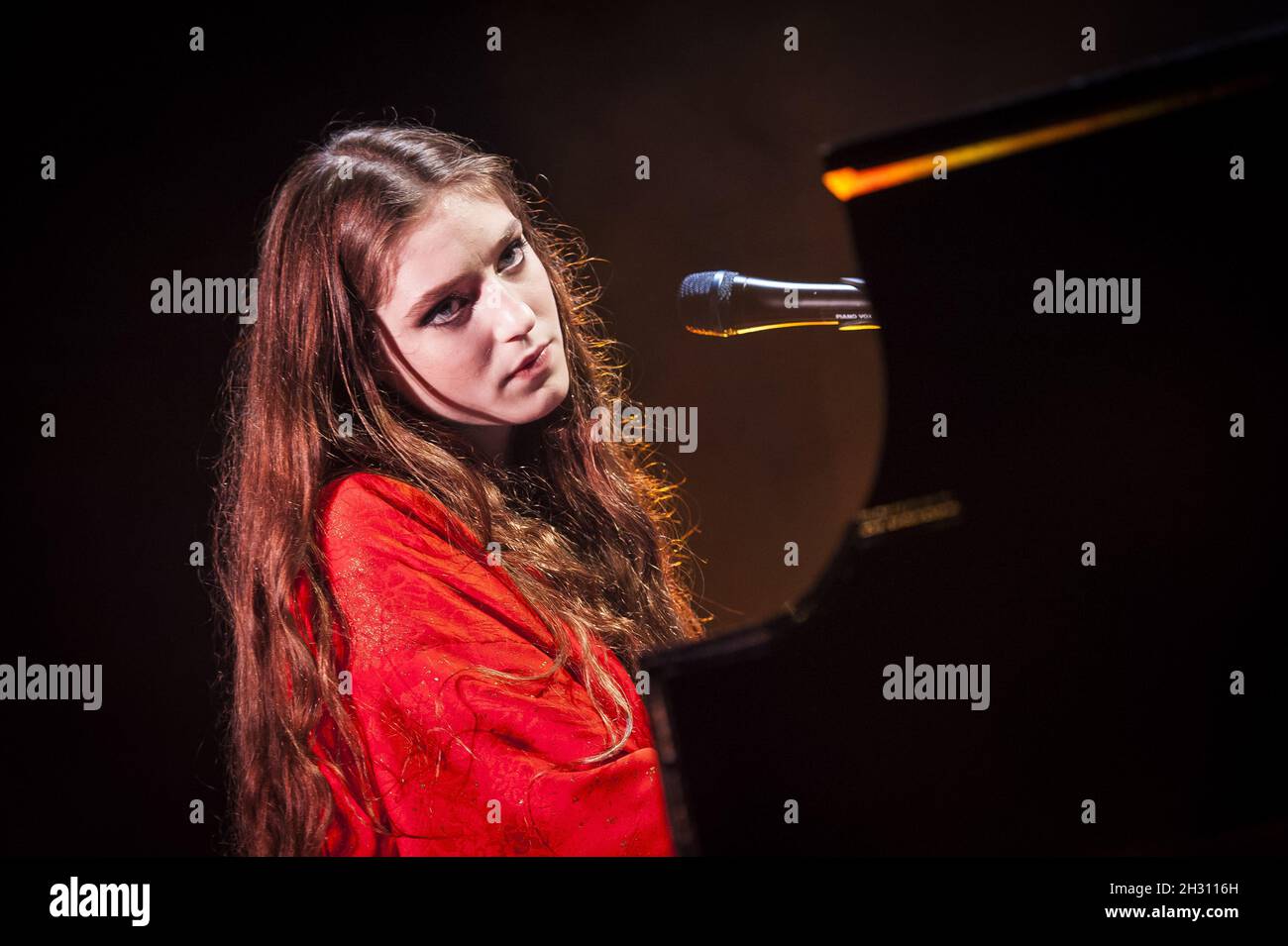 Birdy performs live on stage at the Roundhouse, Camden - London Stock ...