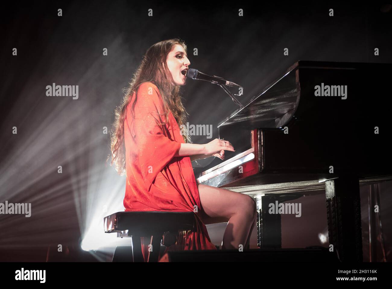 Birdy performs live on stage at the Roundhouse, Camden - London Stock ...