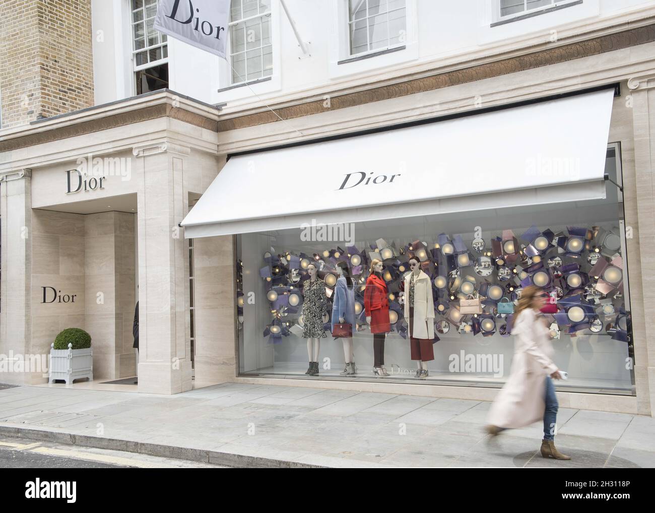 General View of the new Christian Dior couture flagship store, New Bond ...