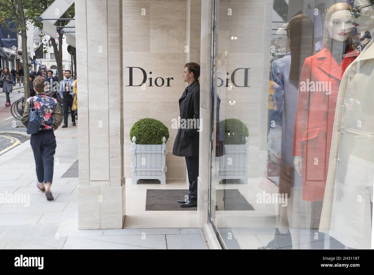 General View of the new Christian Dior couture flagship store, New Bond ...