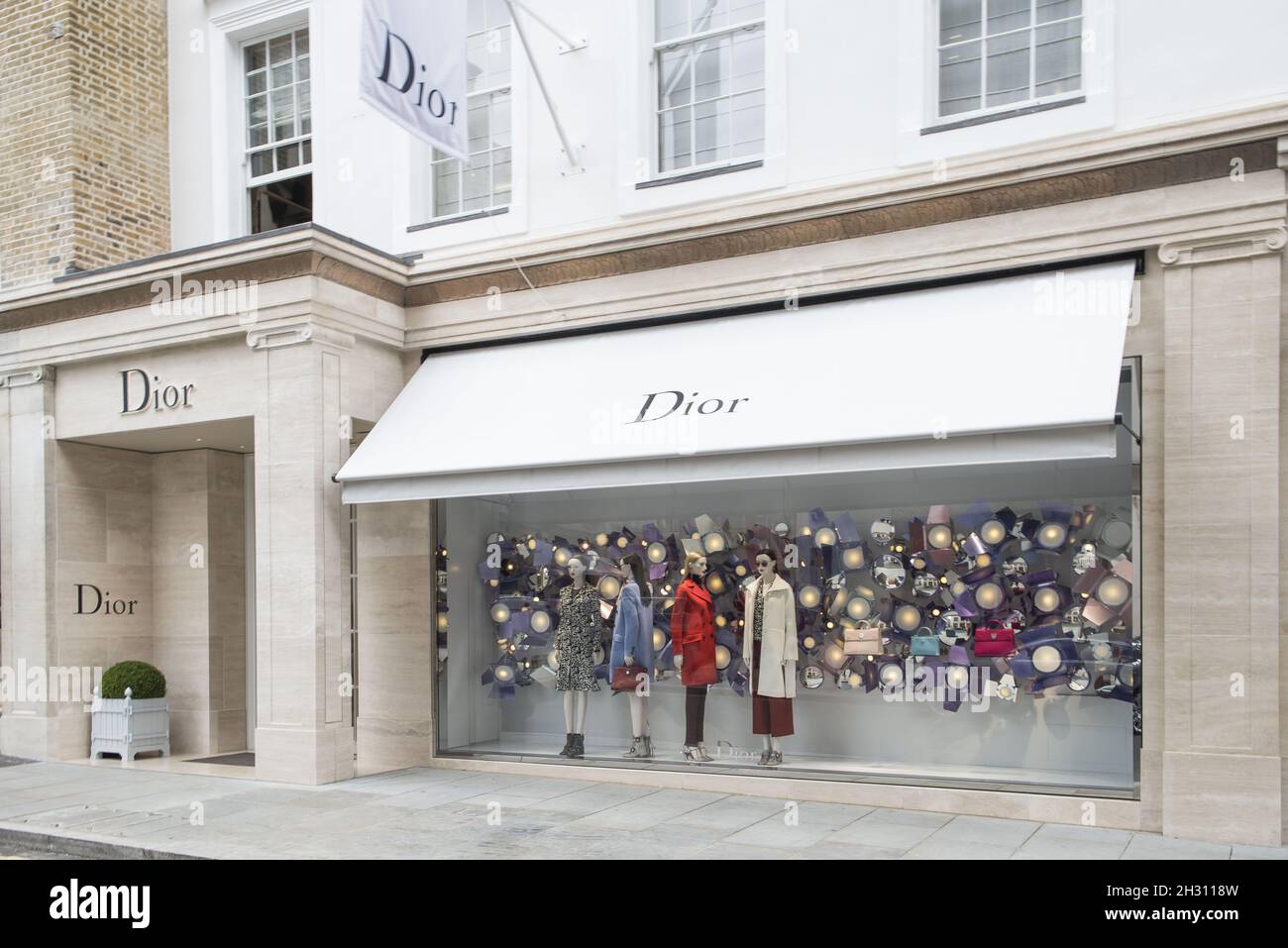 General View of the new Christian Dior couture flagship store, New Bond ...