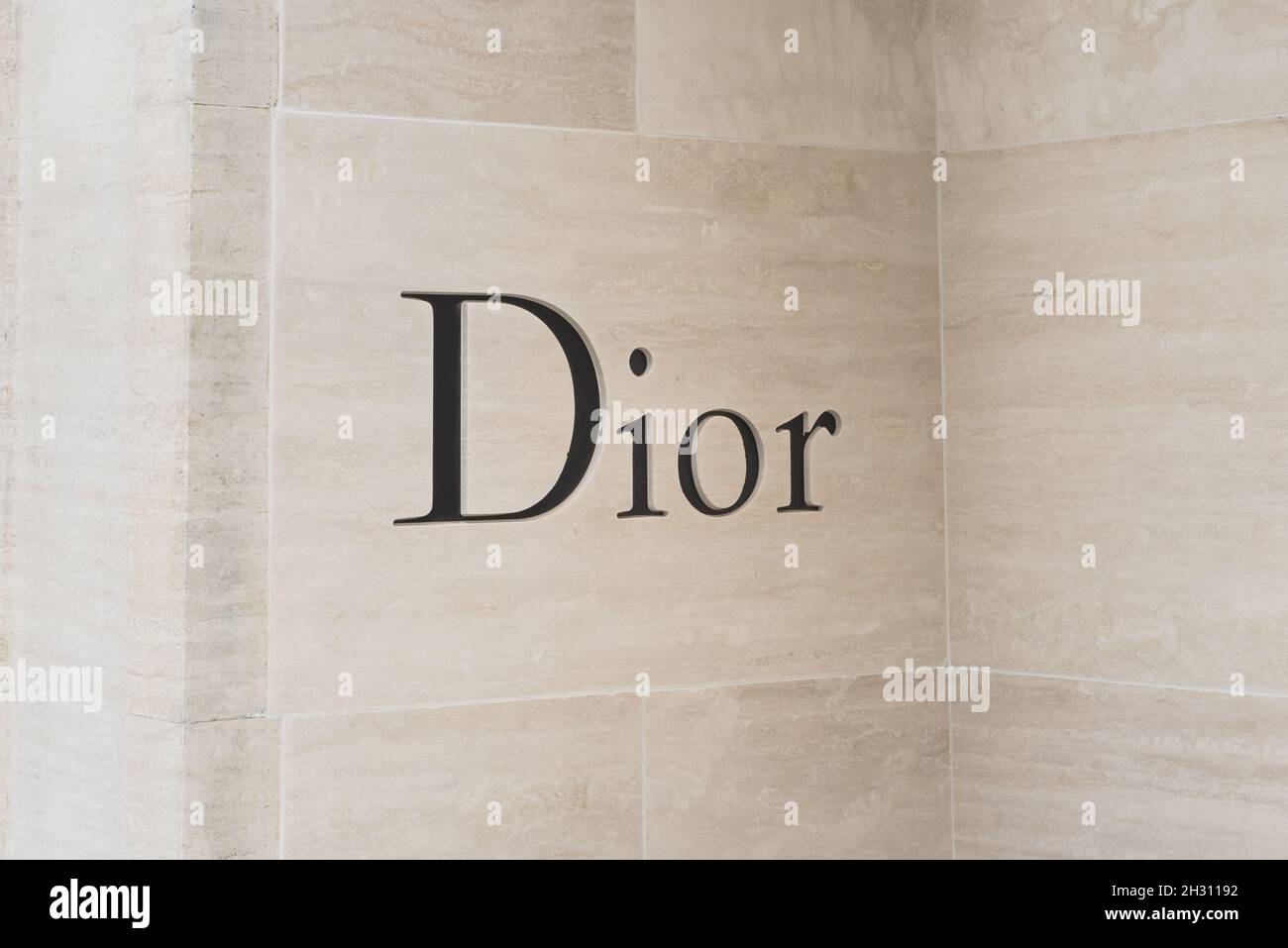 General View of the new Christian Dior couture flagship store, New Bond ...