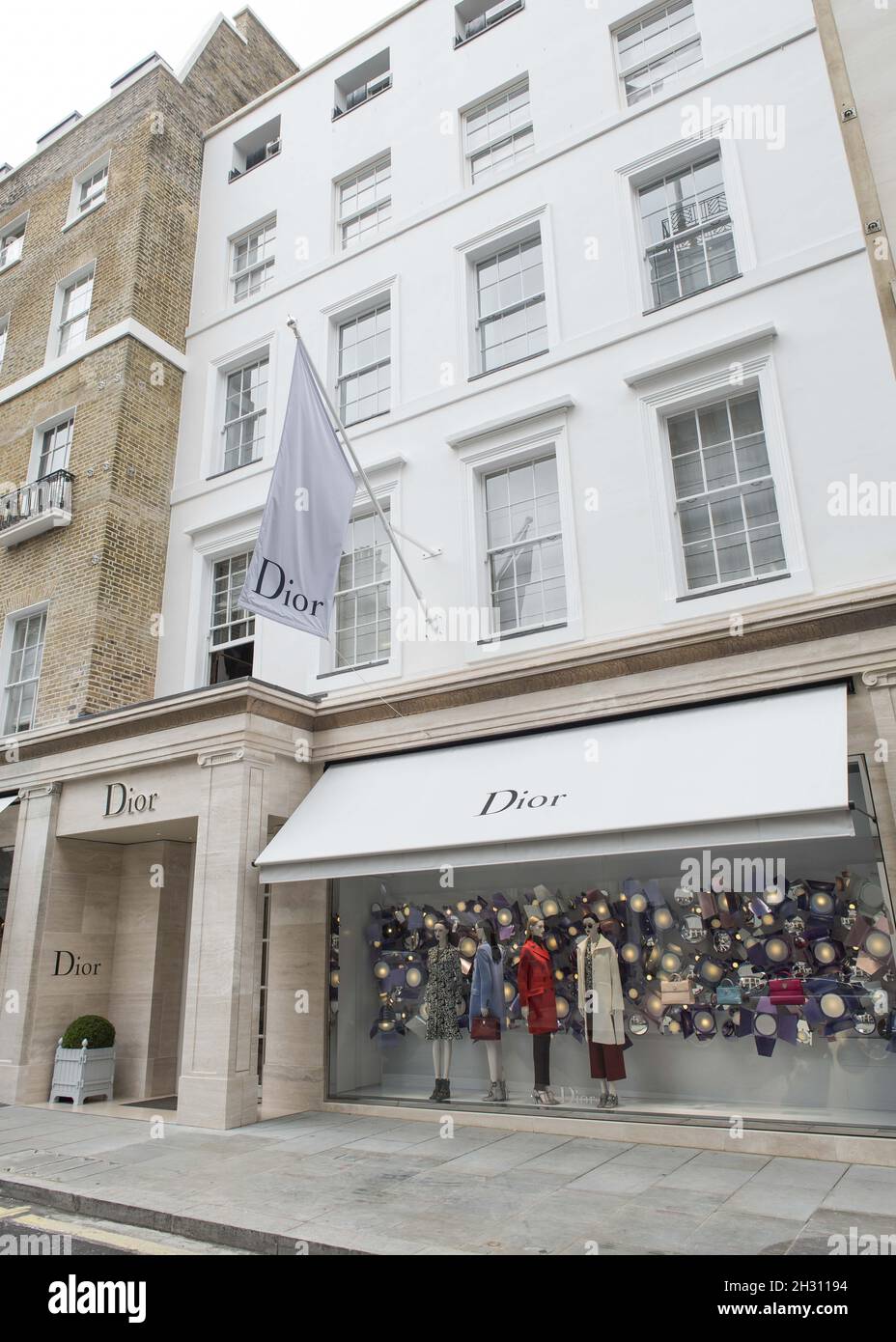 General View of the new Christian Dior couture flagship store, New Bond ...