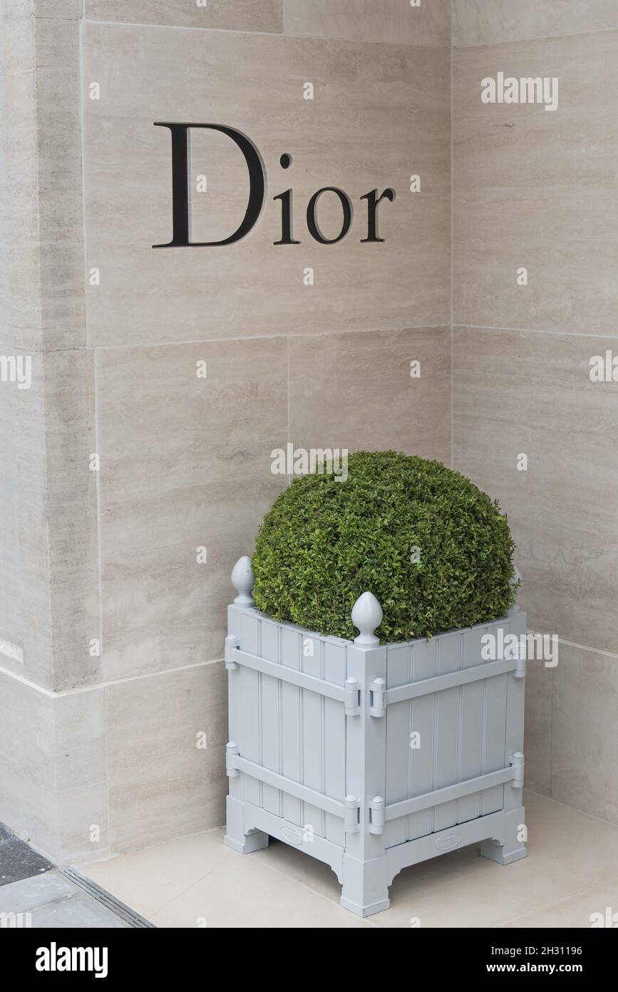 General View of the new Christian Dior couture flagship store, New Bond ...