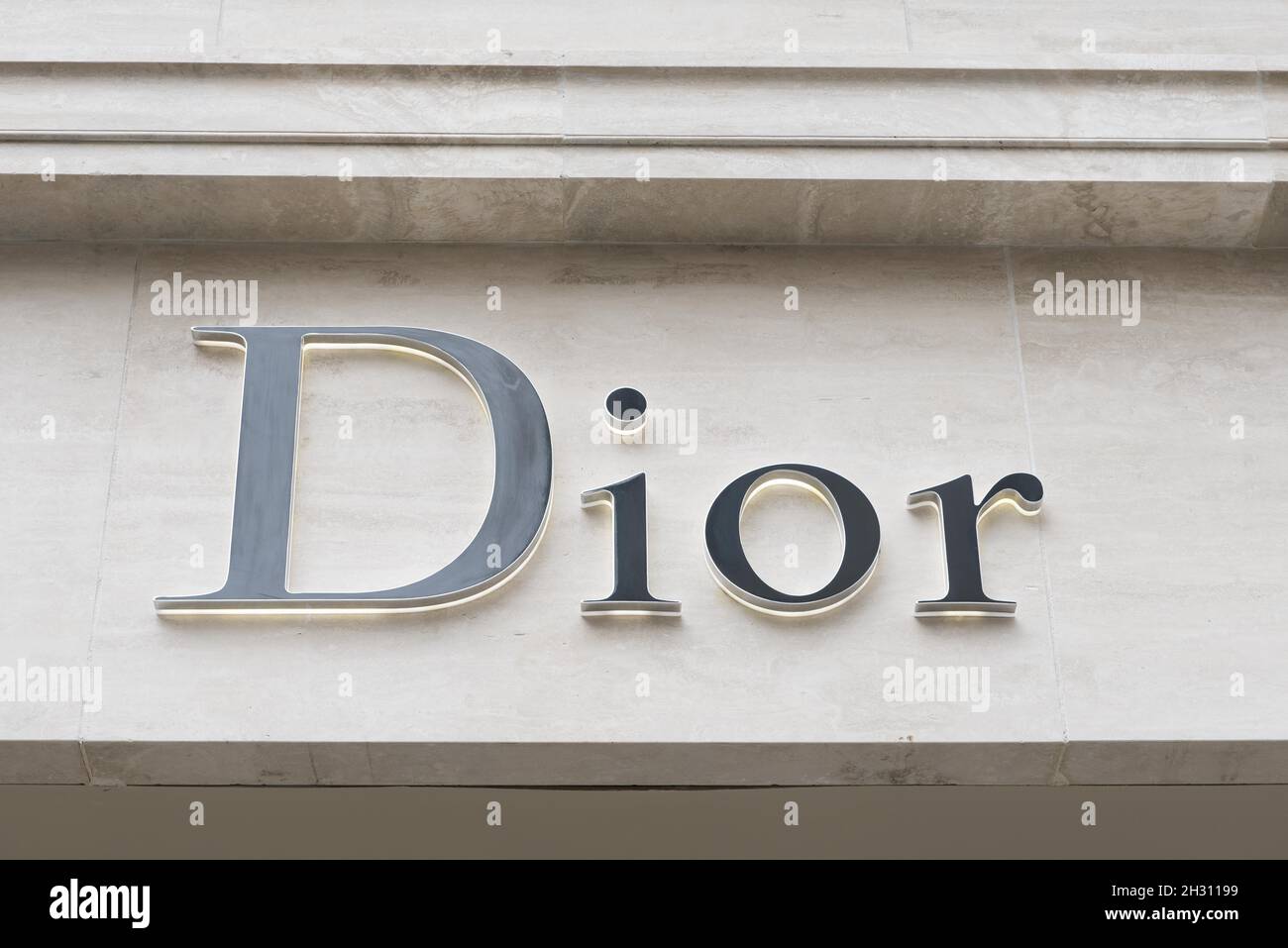 General View of the new Christian Dior couture flagship store, New Bond ...