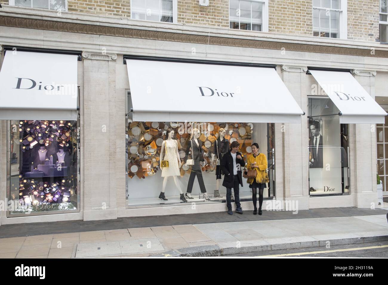 General View of the new Christian Dior couture flagship store, New Bond ...