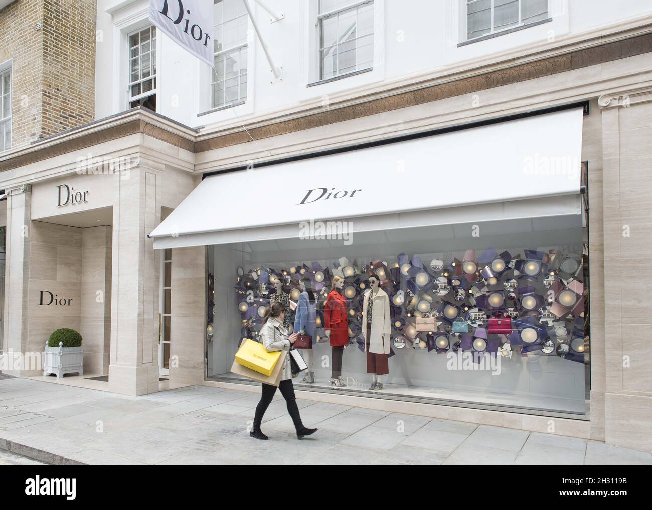 General View of the new Christian Dior couture flagship store, New Bond ...