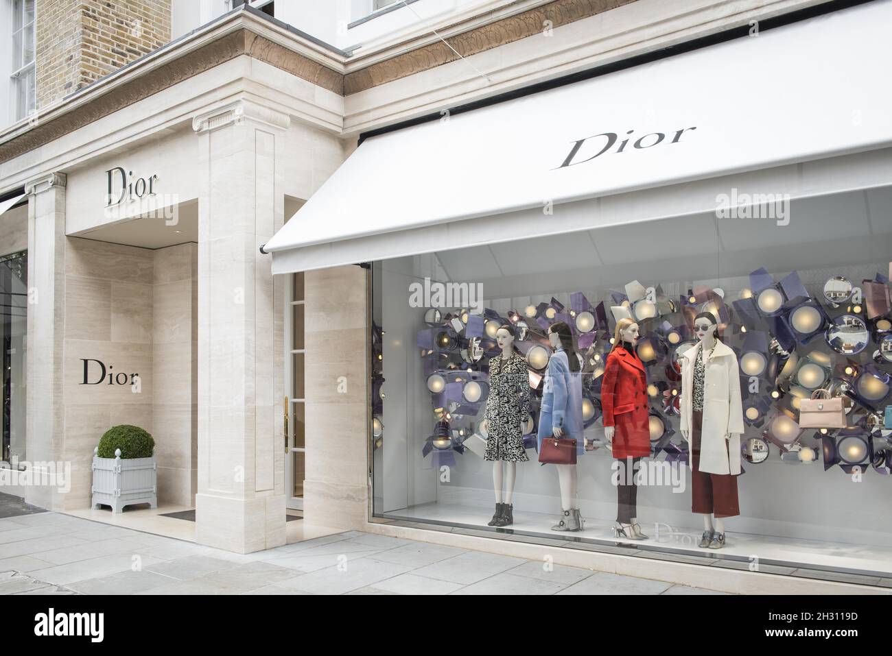General View of the new Christian Dior couture flagship store, New Bond ...