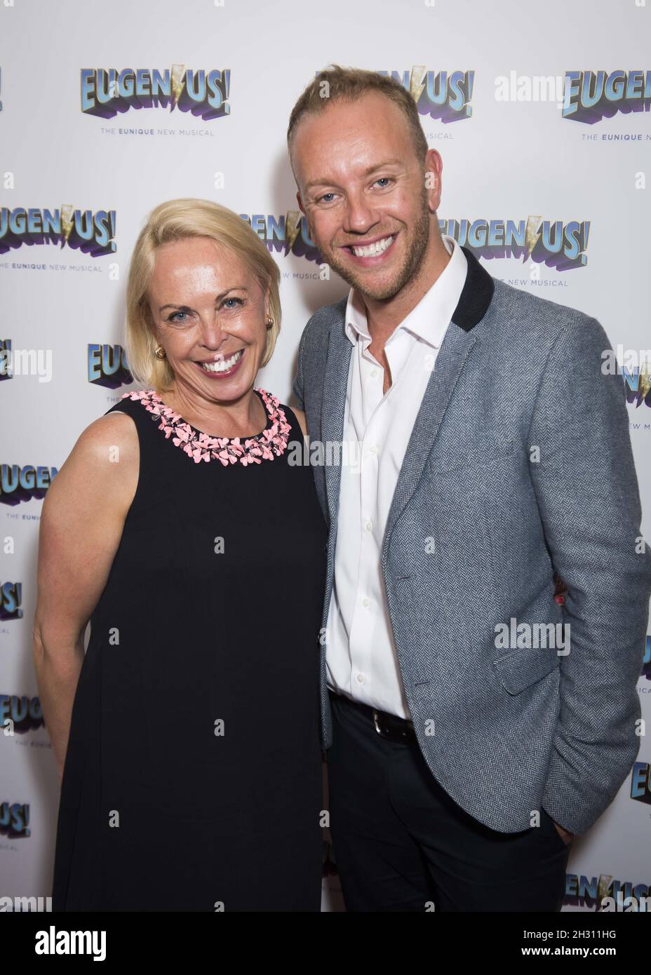 Jayne Torvill and guest attend the Eugenius the musical presentation ...