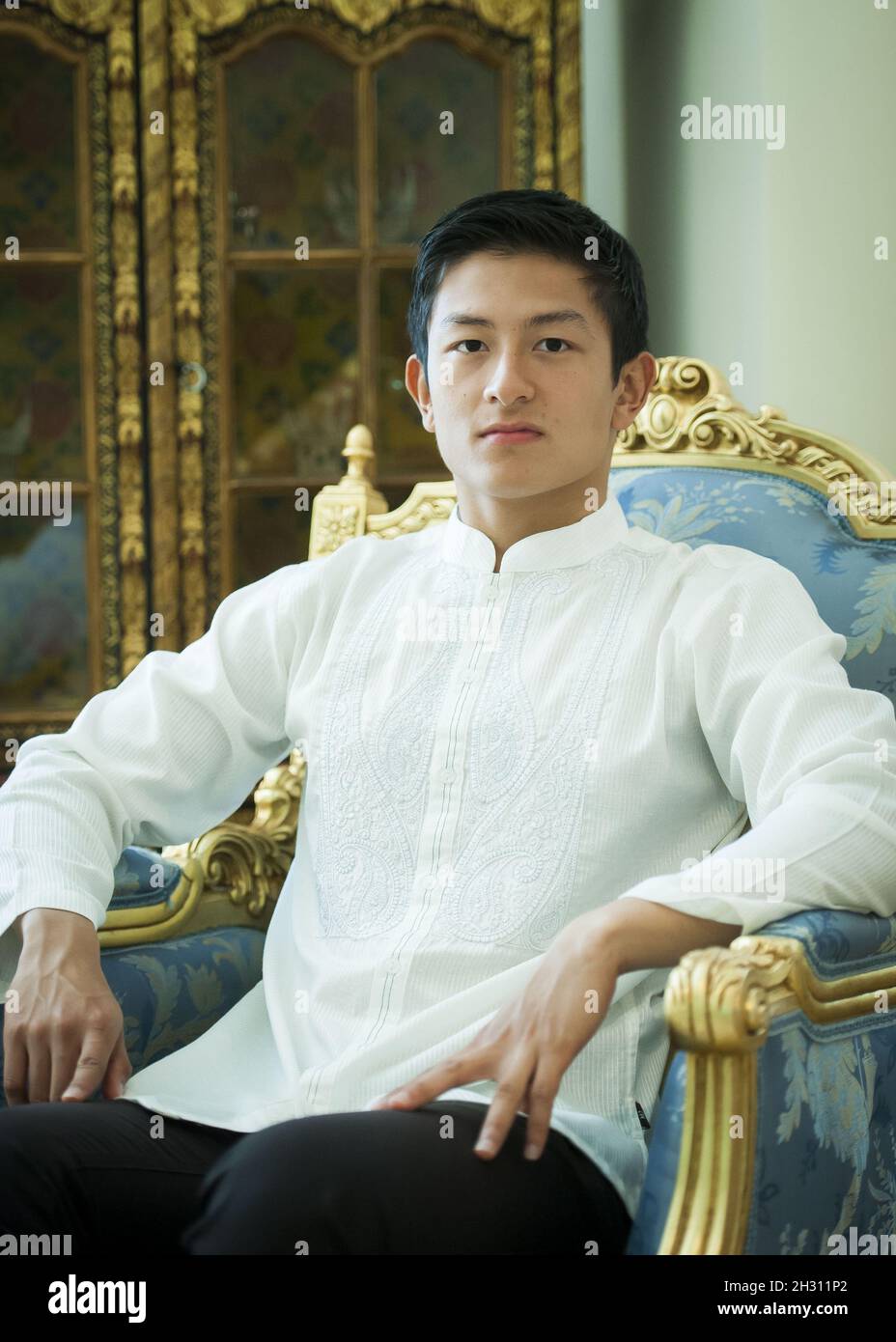 Rio Haryanto portraits, during Eid Mubarak celebrations at the ...